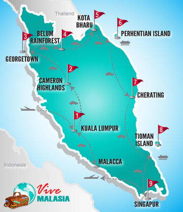 Destinos Estrella en Malasia